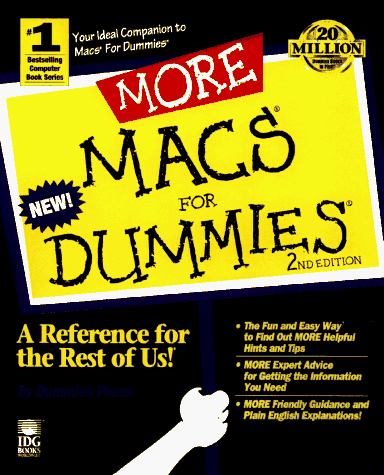 More Macs for Dummies: Pogue, David, Simon, Carly: 9781568848501 ...