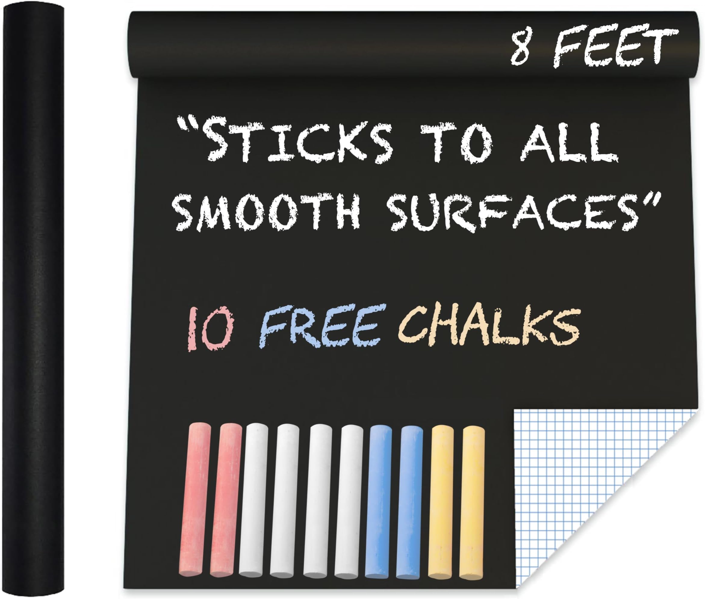 Chalkboard Wall Sticker Wall Decal Blackboard Wallpaper Large ...