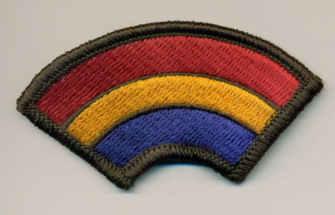 Military Army Embroidered 42nd Infantry Rainbow Embroidered Patch ...