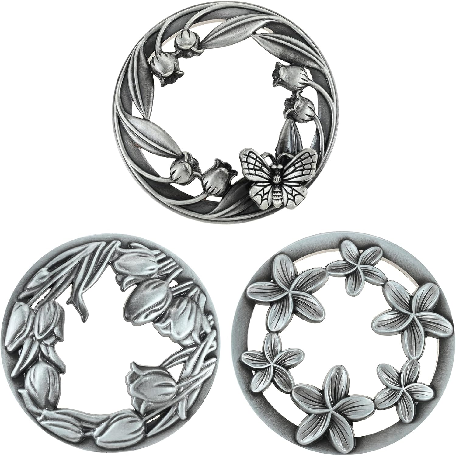 Amazon.com: Hicello Floral Candle Toppers for Jar Candles - Set of 3 ...
