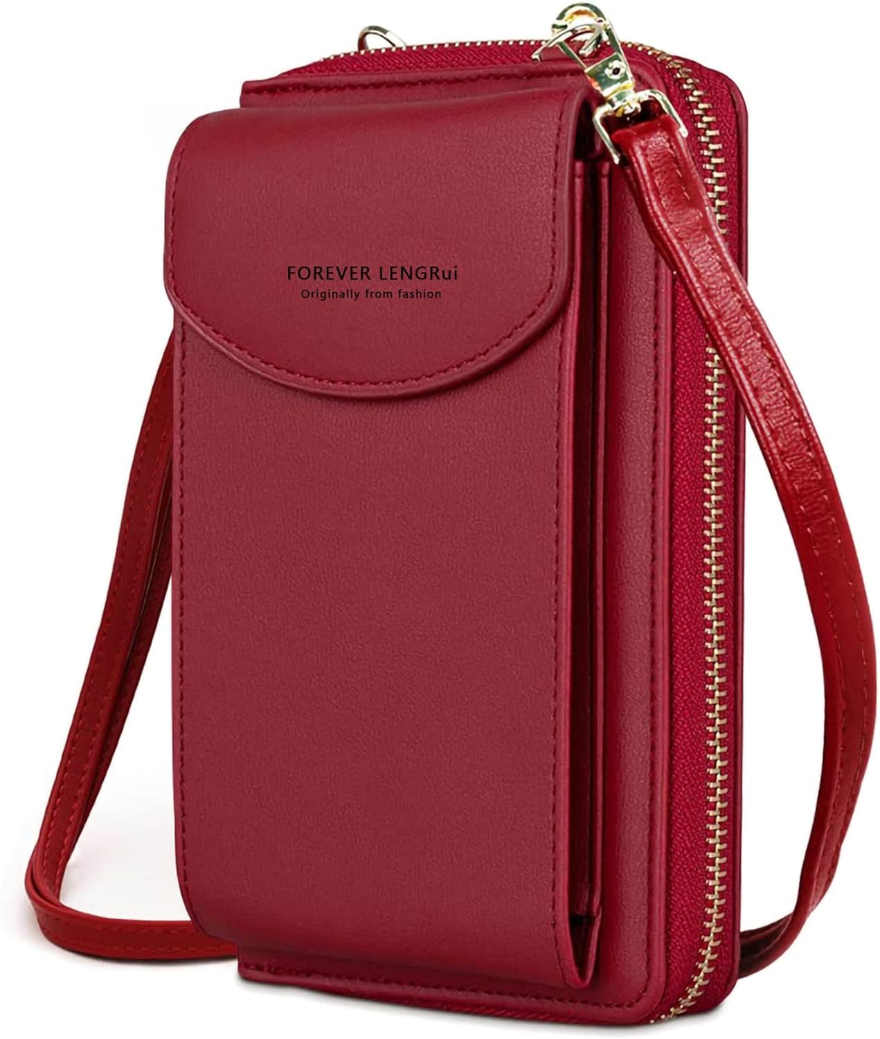 Women's Mobile Phone Shoulder Bag, Leather Mobile Phone Case for ...