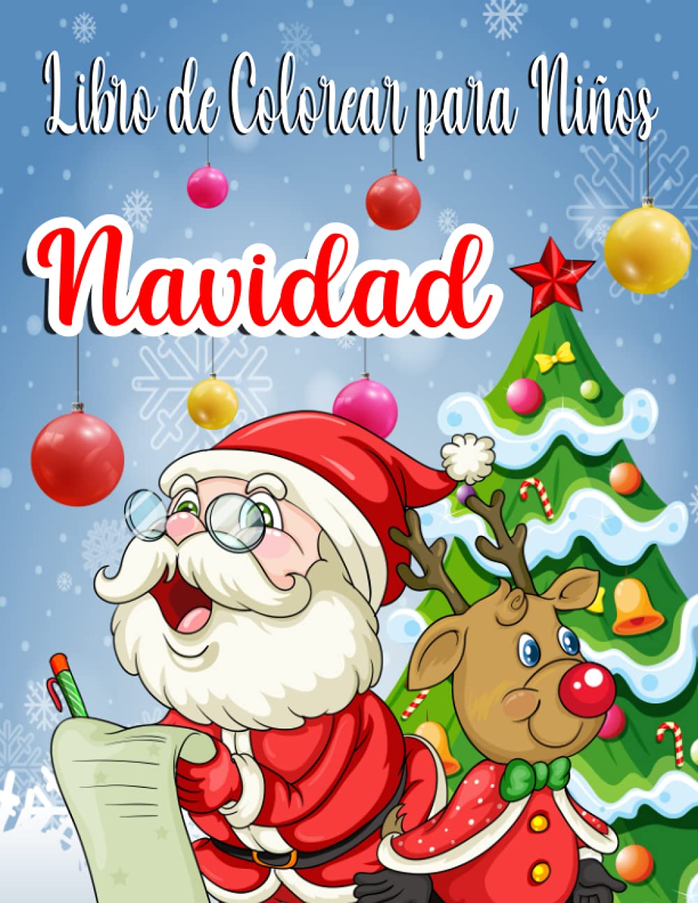 Libro De Colorear De Navidad Para Ninos 50 Paginas Para | Desertcart ...