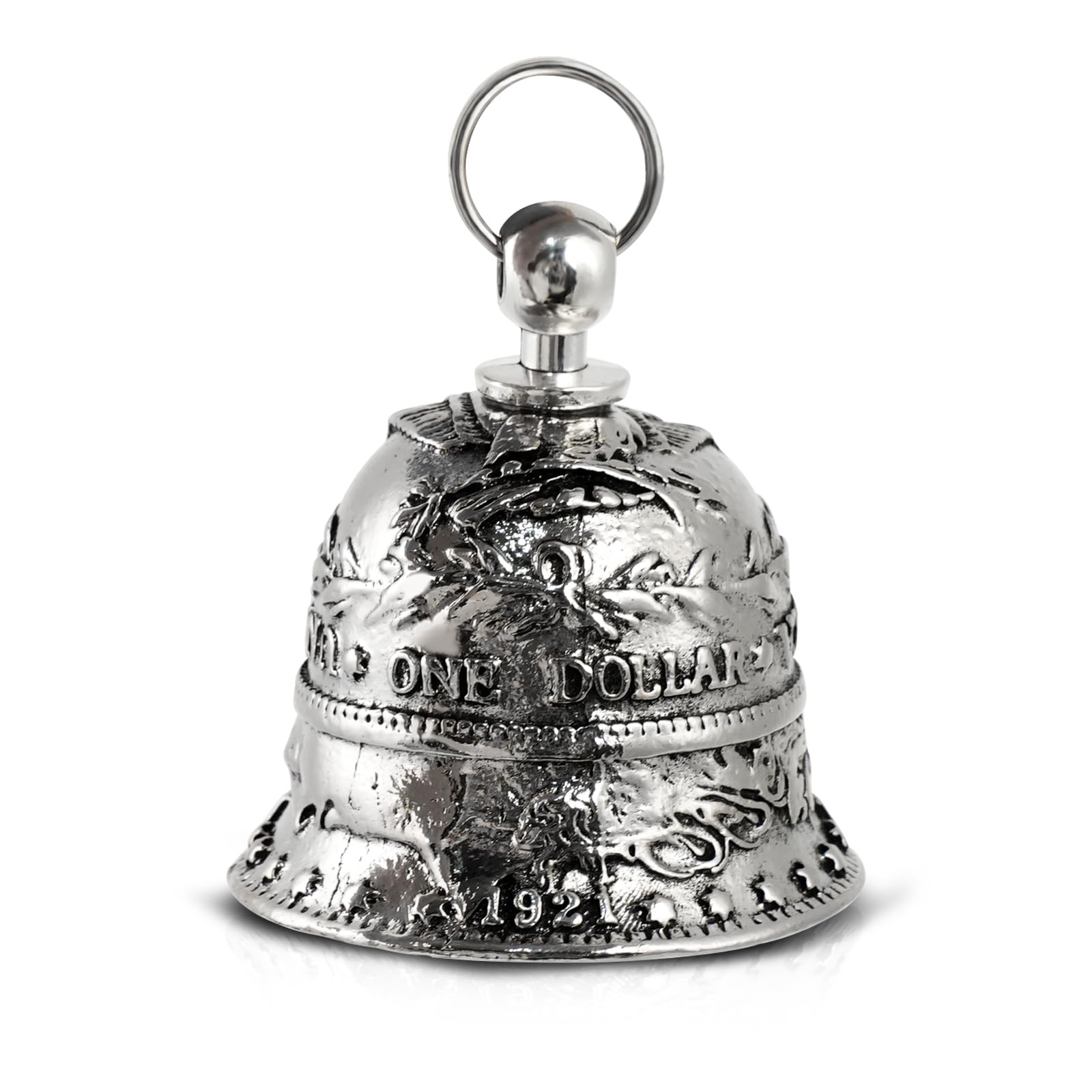 Amazon.com: Morgan Silver Dollar Bell Silver Coin Bells,Halloween Witch ...