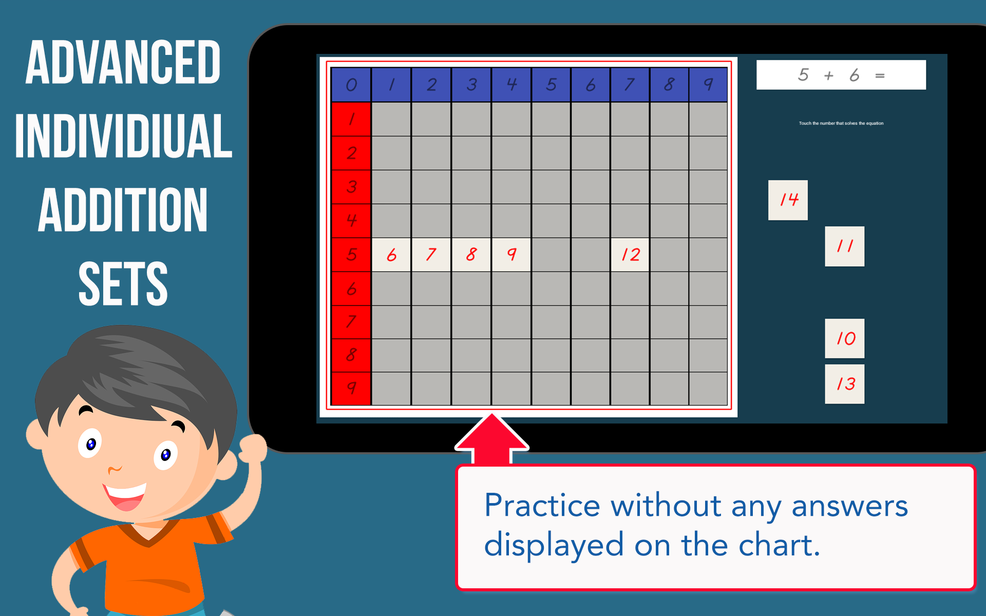 Montessori Addition Charts - First Grade Math - Aplicativo na Amazon ...