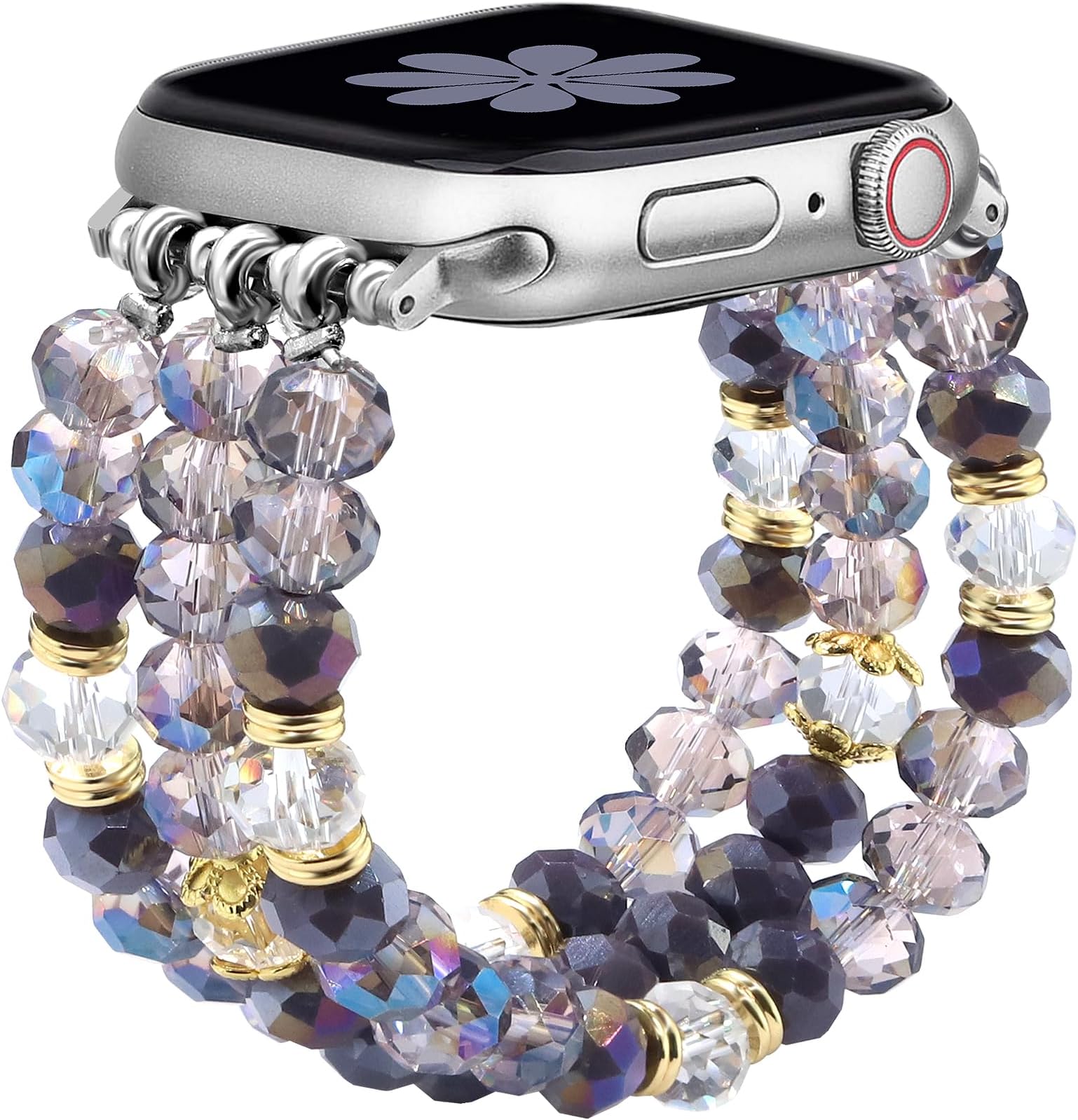 Amazon.com: Newlibery Bracelet Beaded Bands for Women Compatible with ...