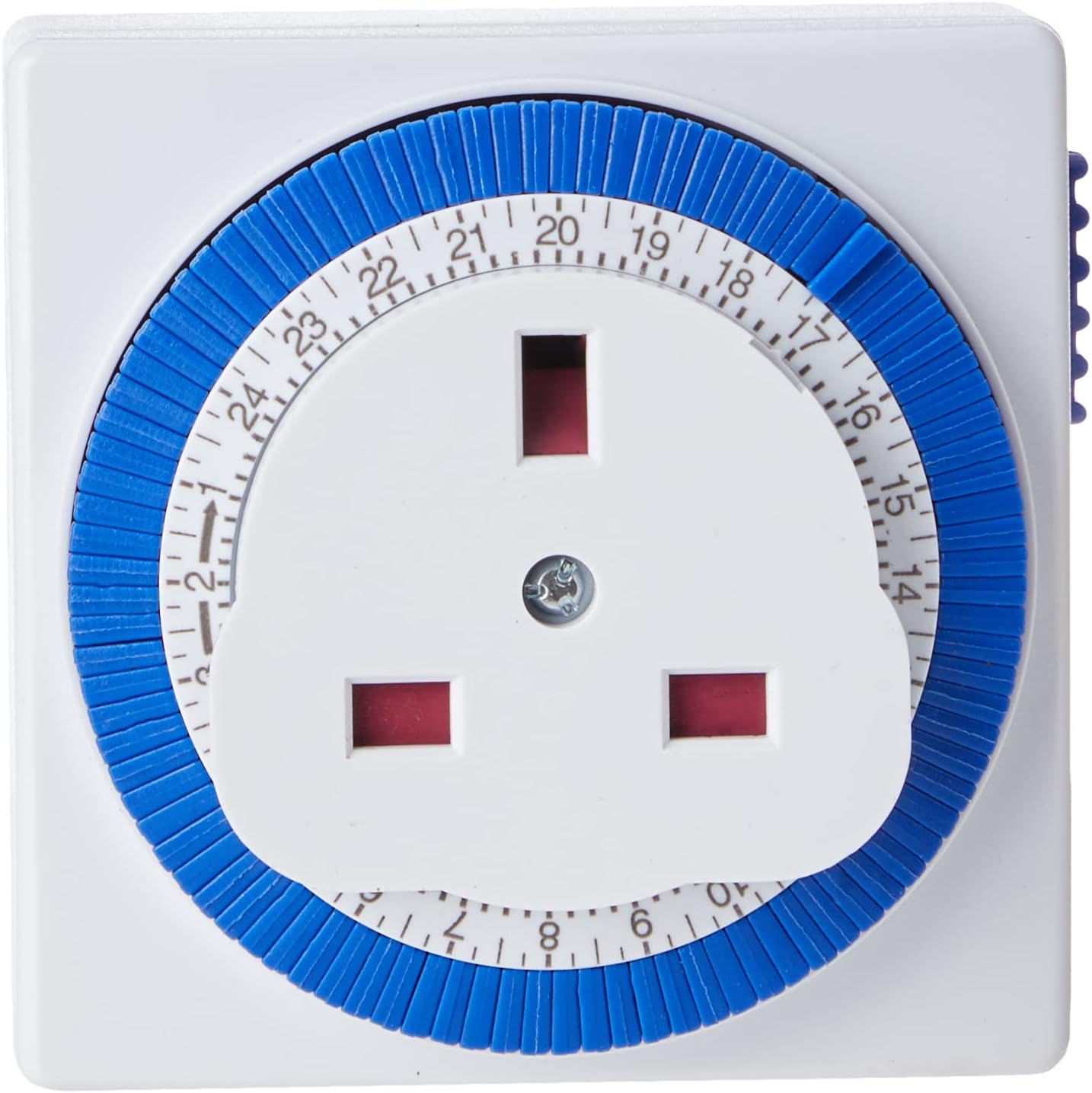STATUS Timer Switch Square 24 Hour Segment Timer Light Switch White STATUS Timer Switch Square 24 Hour Segment Timer Light Switch White