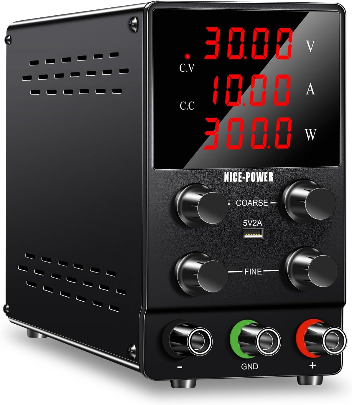 NICE-POWER DC Power Supply Variable 30V 10A Adjustable Switching ...