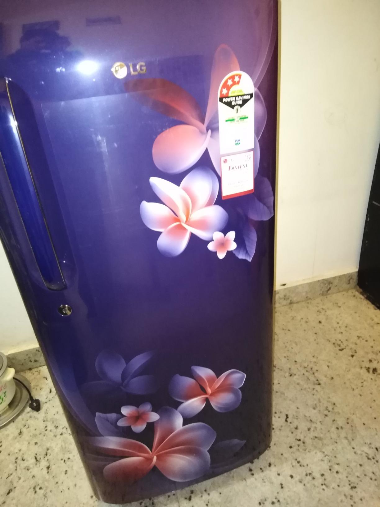 LG 185 L 3 Star Direct-Cool Single Door Refrigerator (GL-B201ABPD, Blue ...