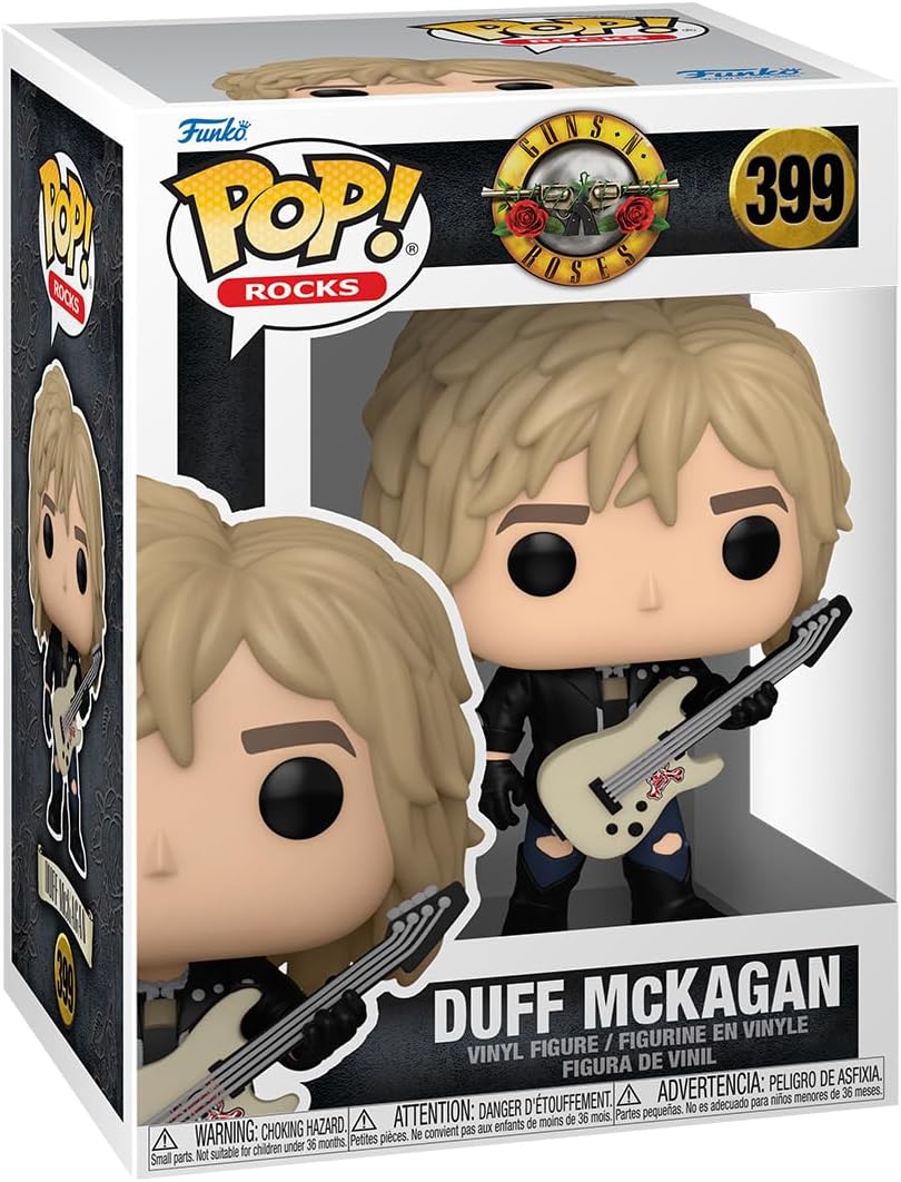 Amazon.com: Funko Pop! Rocks: Guns N' Roses - Duff Mc Kagan (1980's ...