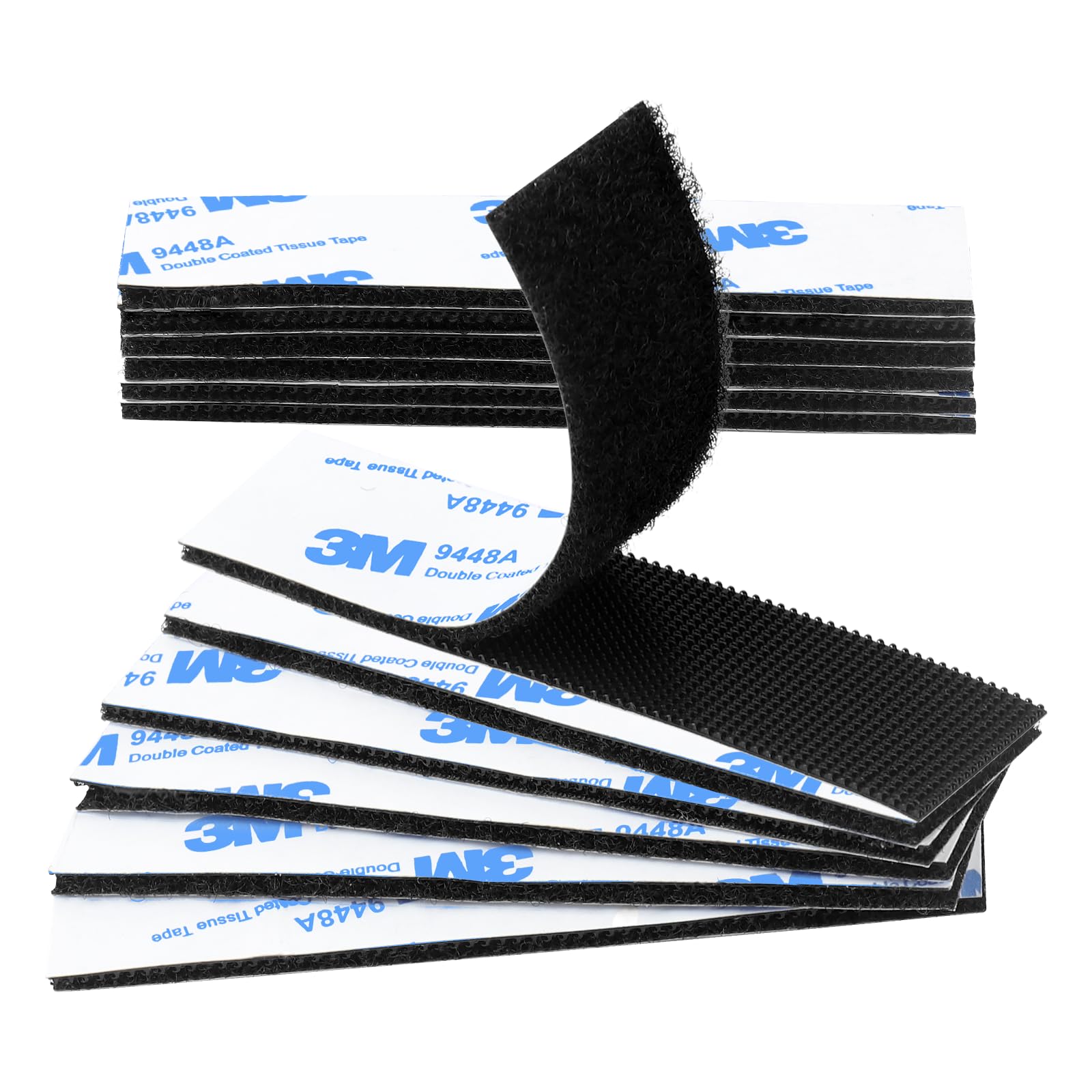 6pair Hook and Loop Tape 4in x 8in self Adhesive Sticky Back ...