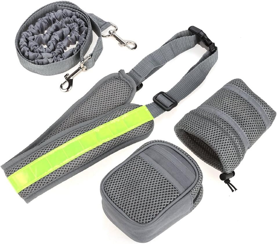 Easylife_GMF Dog Running Traction Set with Kettle Bag and Fluorescent ...
