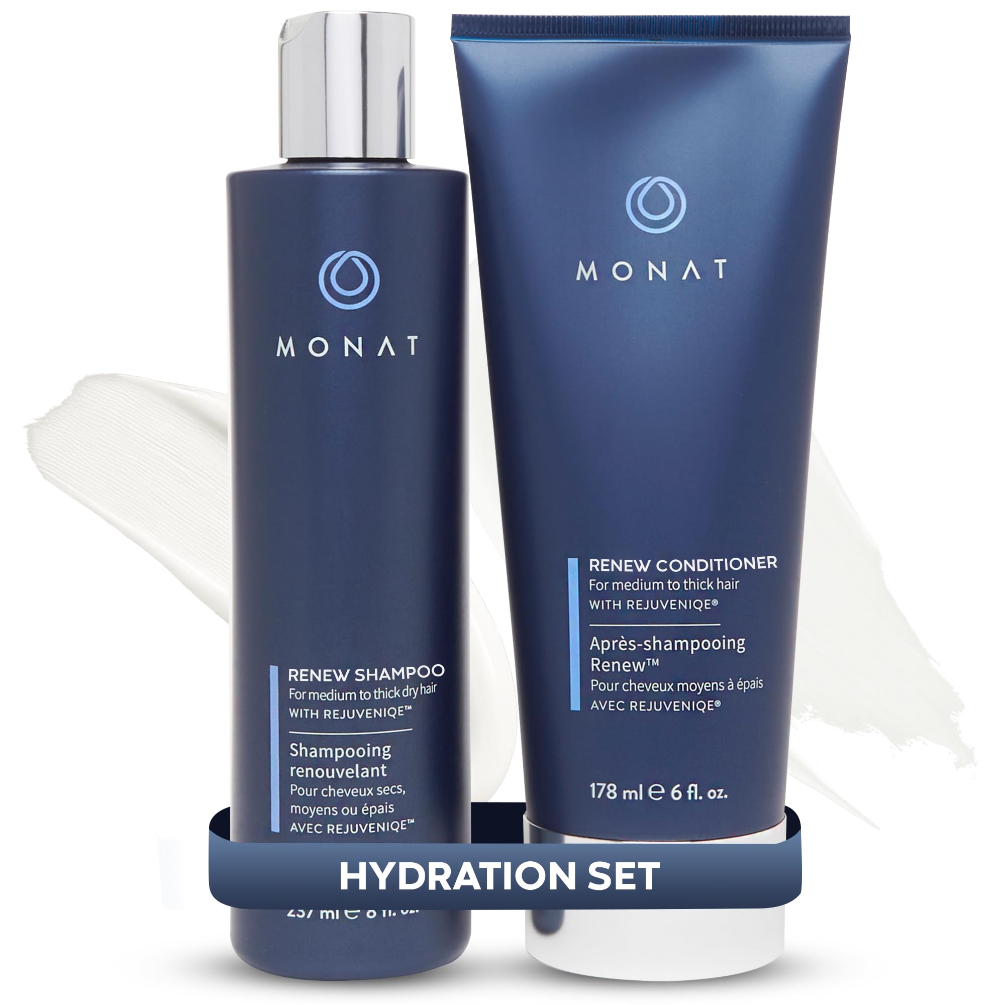 Amazon.com : MONAT Renew Shampoo and Conditioner Set Infused with ...