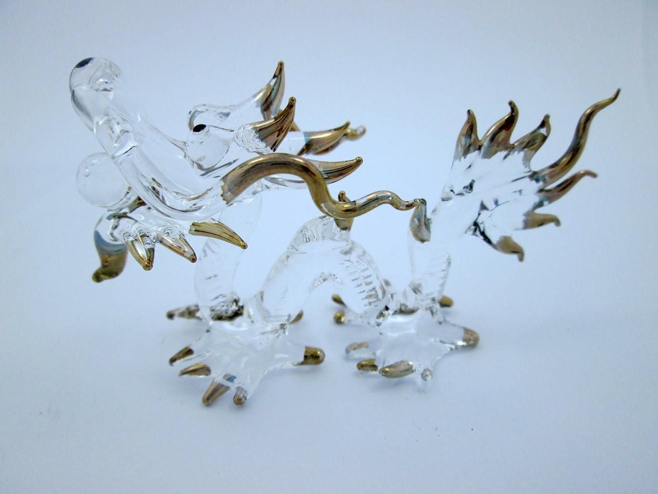 Amazon.com: Art Glass Dragon Figurine Handcraft 1 of 12 Constellation ...