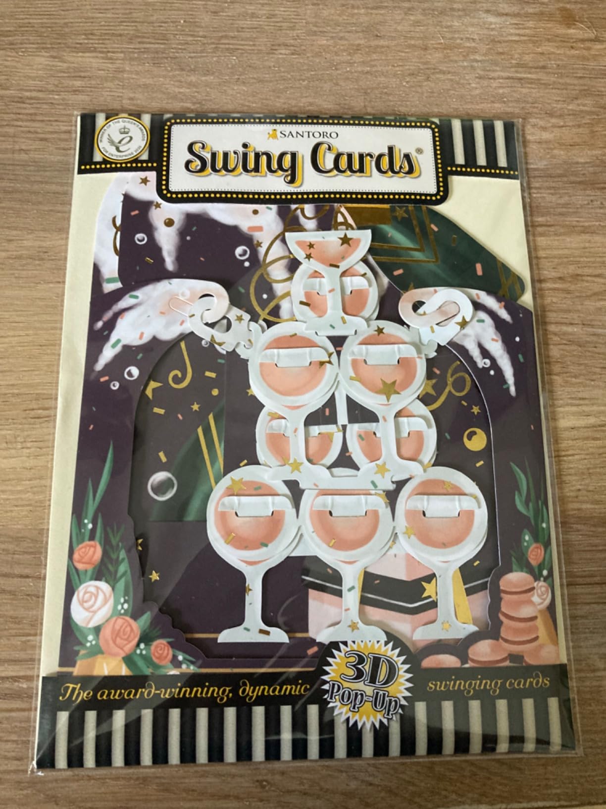 SANTORO Swing Card, 3D Pop Up Greeting Card - Congratulations ...