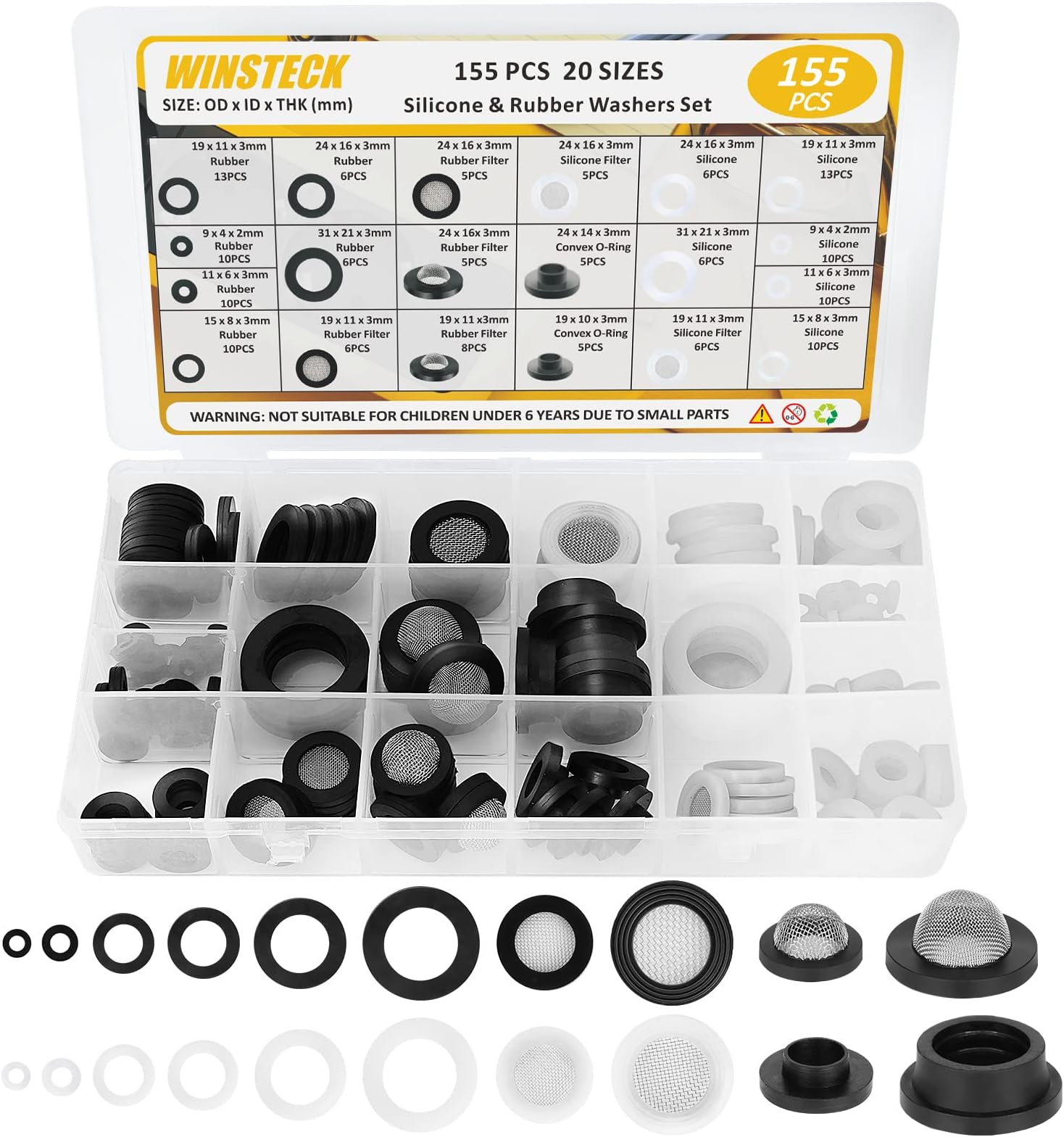 Amazon.com: LARSON 02-2227 1/2" x 3/8" Stepped Cone Washer, 4-PK ...