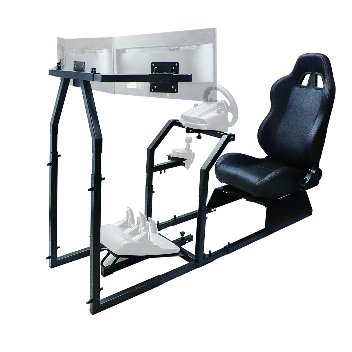 Amazon.com: Nejoney Racing Seat Simulator Cockpit with Real Racing Seat ...