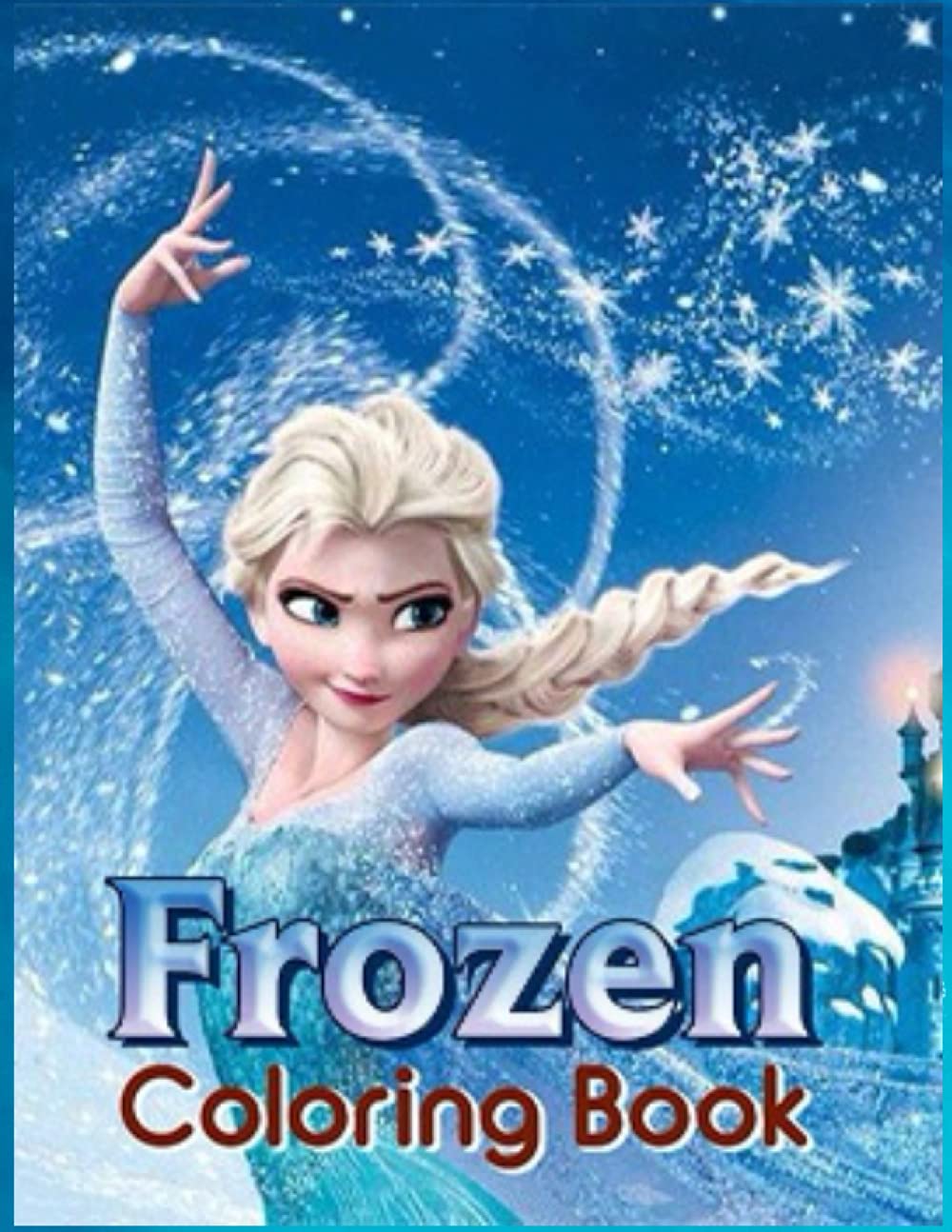 Buy Frozen Coloring Book: 60 One Sided Coloring Pages Featuring ...