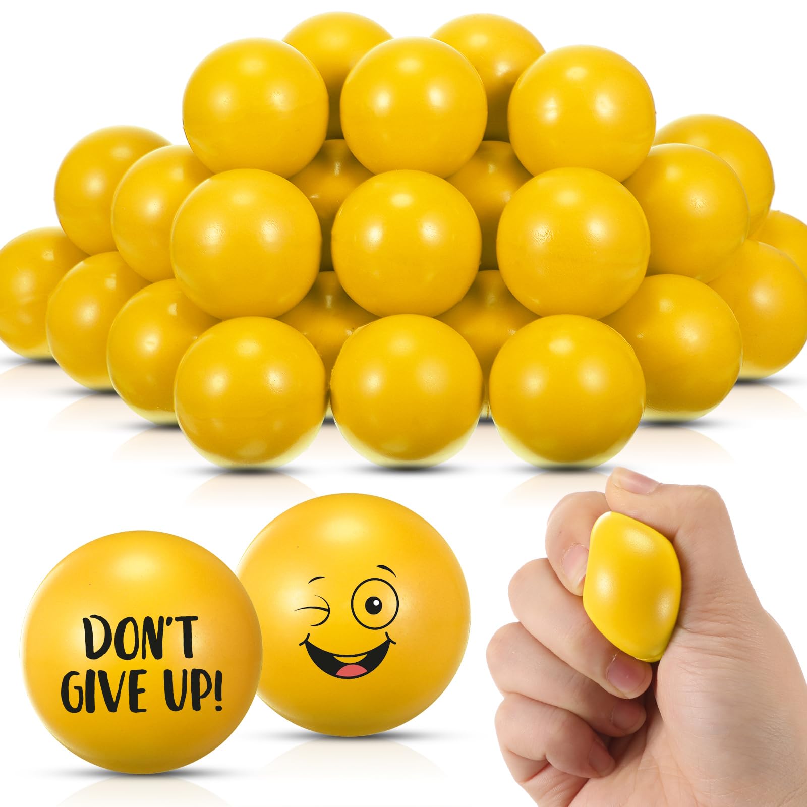 36 Pack Valentines Day Foam Stress Ball Bulk for Adults DIY Stress ...