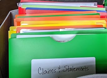 Amazon.com : Blue Summit Supplies Poly File Jackets, Letter Size ...