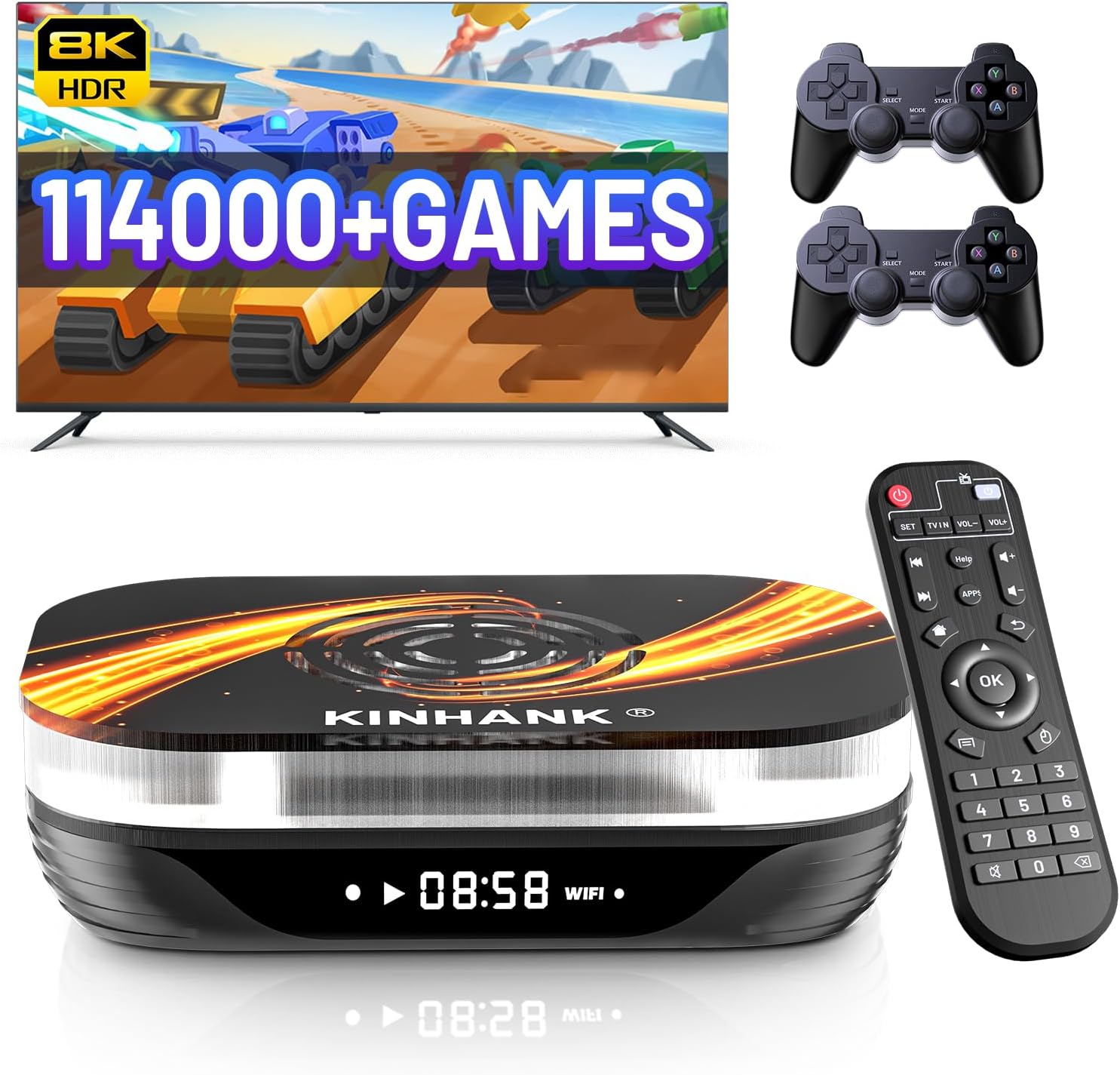 Amazon.com: Super Console x3 Plus Retro Game Consoles 256G, Game ...