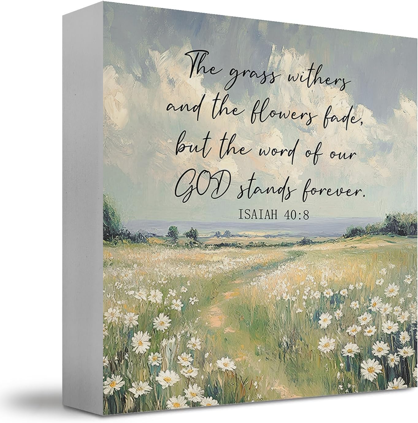 Amazon.com: JUIOEIU Christian The Grass Withers And The Flowers Fade ...