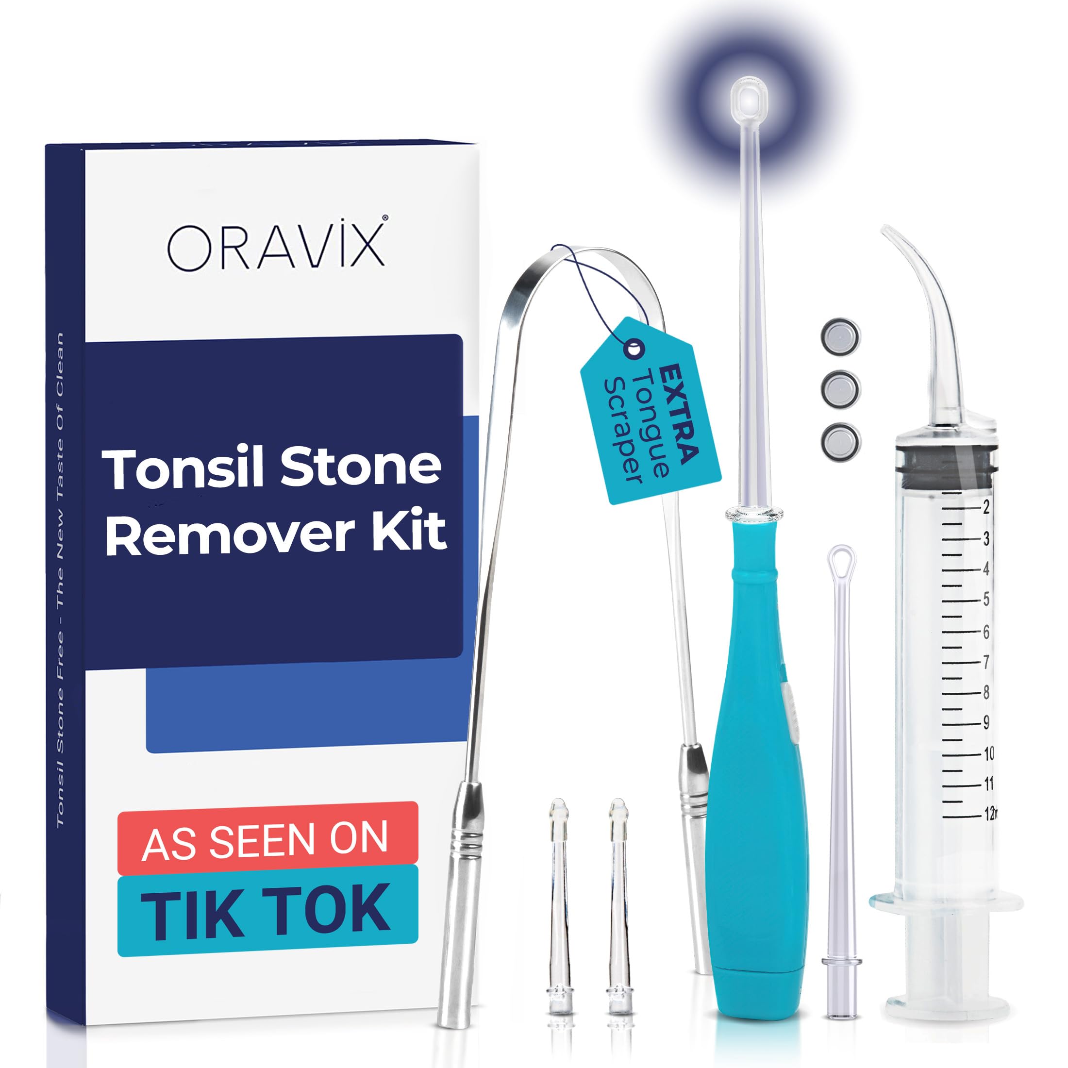 Amazon.com: ORAVIX Tonsil Stone Remover - Tonsil Stone Removal Kit ...