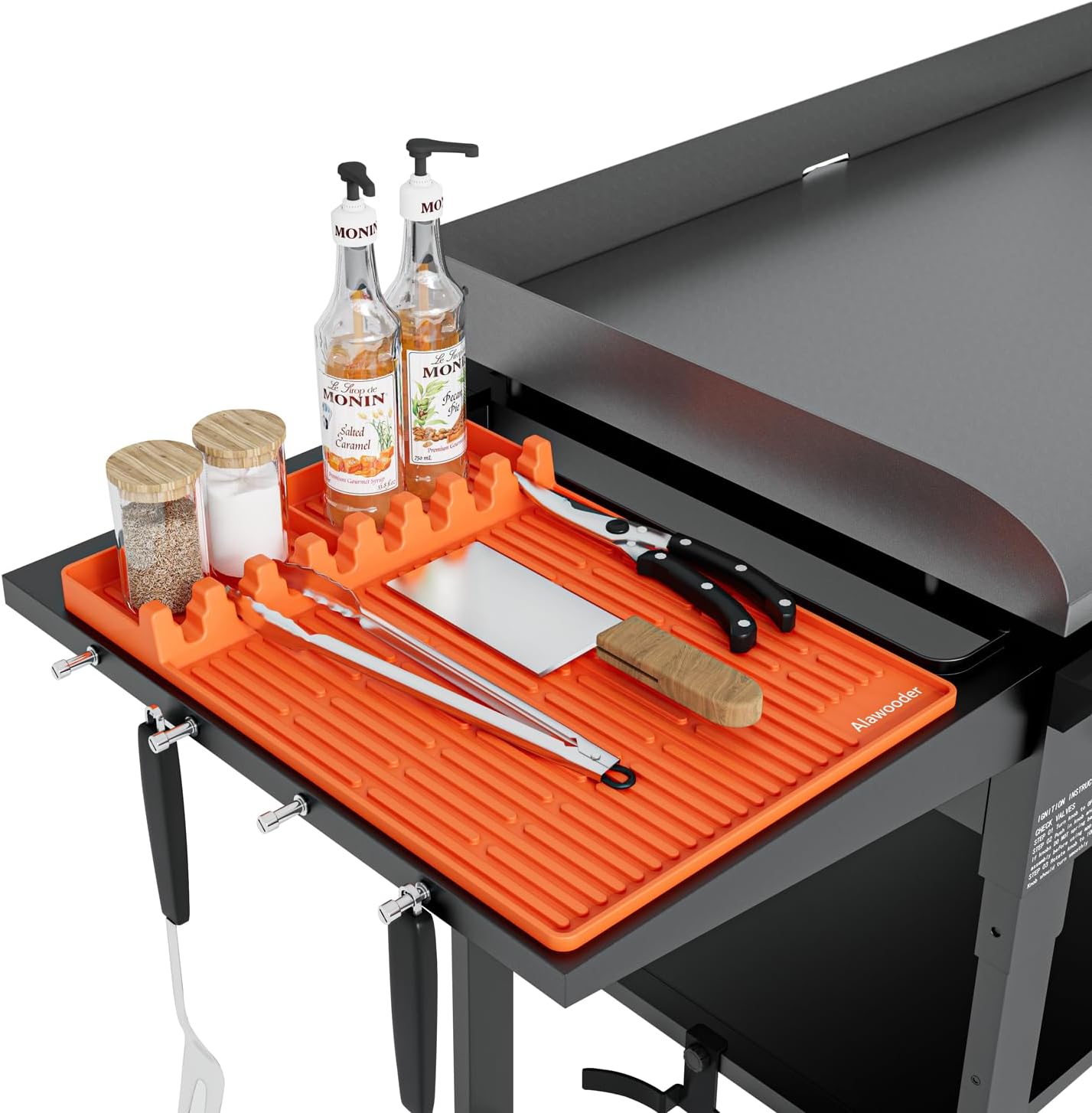 Amazon.com: Alawooder Silicone Griddle Tools Mat for Blackstone - 16 ...