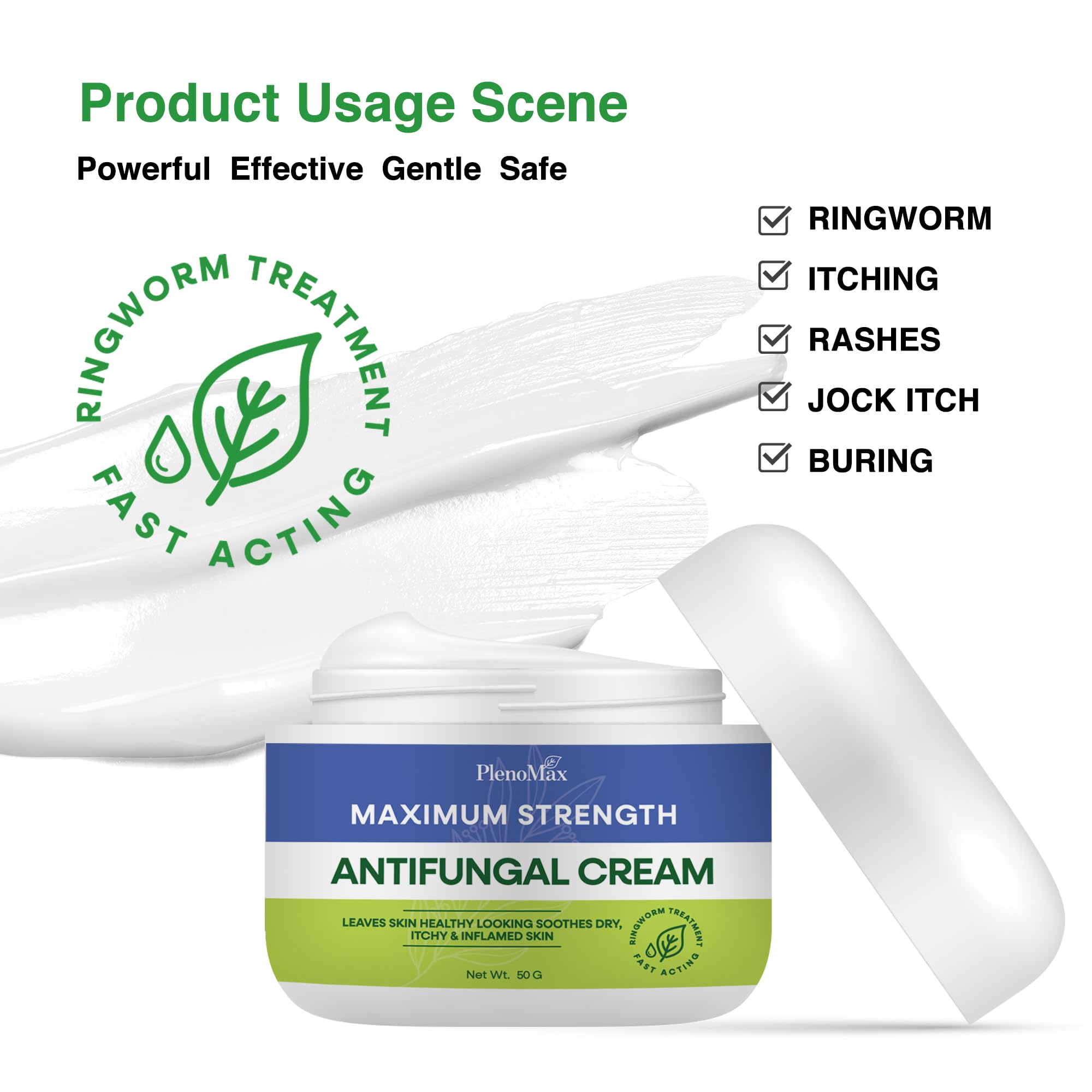 Snapklik.com : PLENO Ringworm Treatment For Humans: Antifungal Spray ...