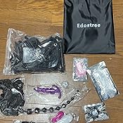 Amazon | Edostree SM SMグッズ SMセット 拘束具 SM拘束 束縛具 19点セット QQTZ-03 (ブラック) | Edostree | ドラッグストア