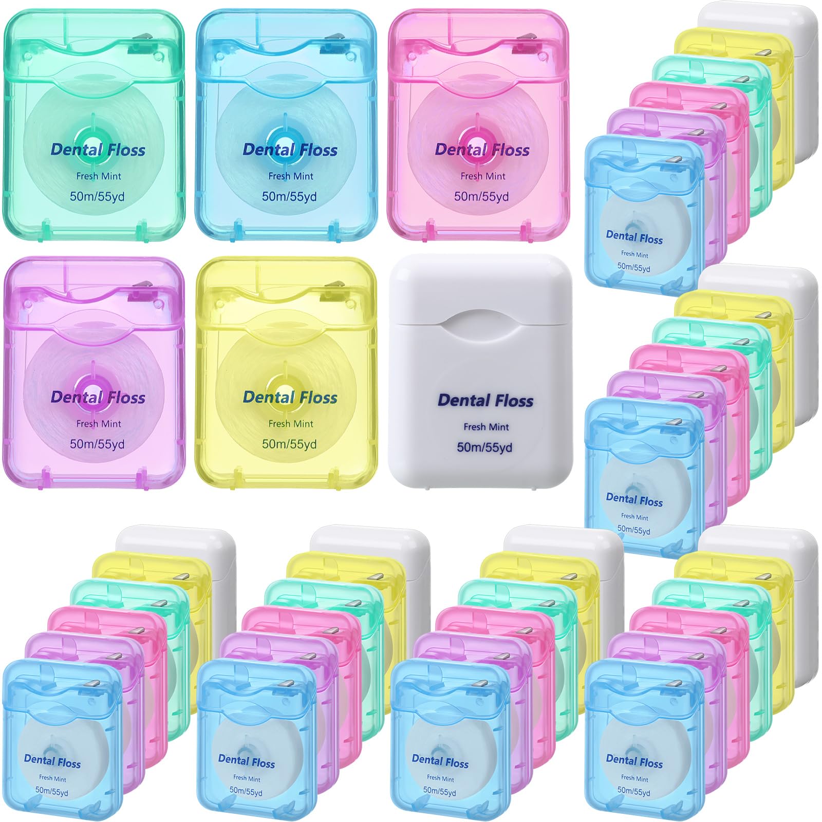 Amazon.com : FillTouch 36 Pack Mini Dental Floss Bulk Mint Flavored ...