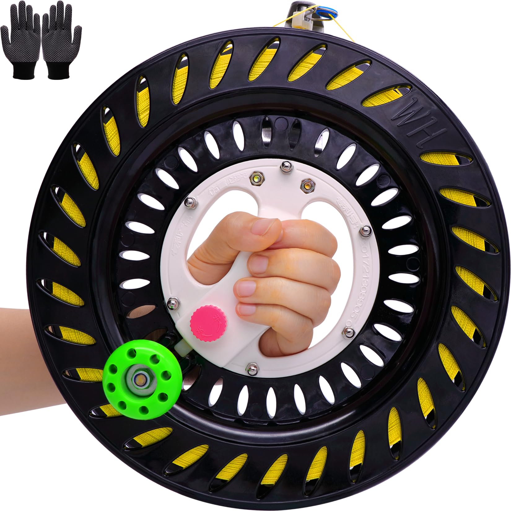 Amazon.com: TianYueFly Kite Reel for Adults, 10.3inches Dia with 2600ft ...