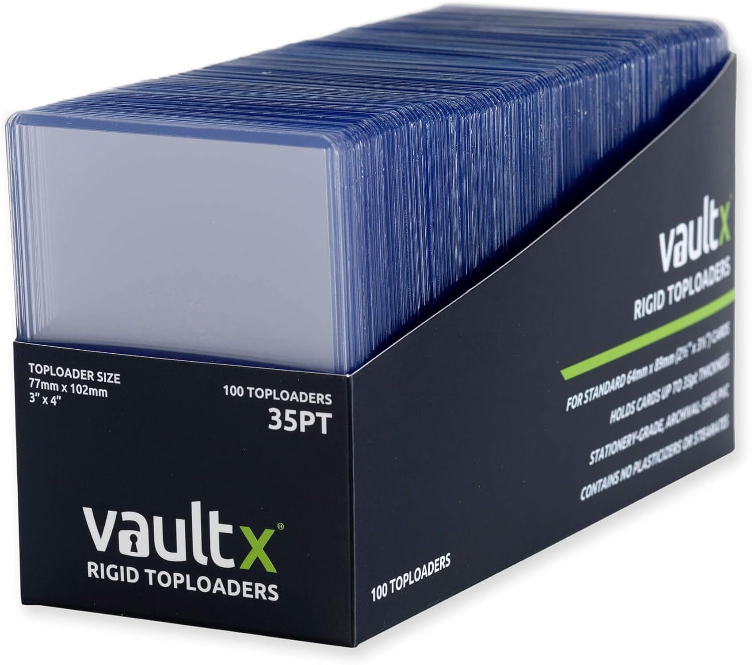 Vault X Toploaders 35pt, Trading Cards, Premium Extra Thick, 3" x 4 ...