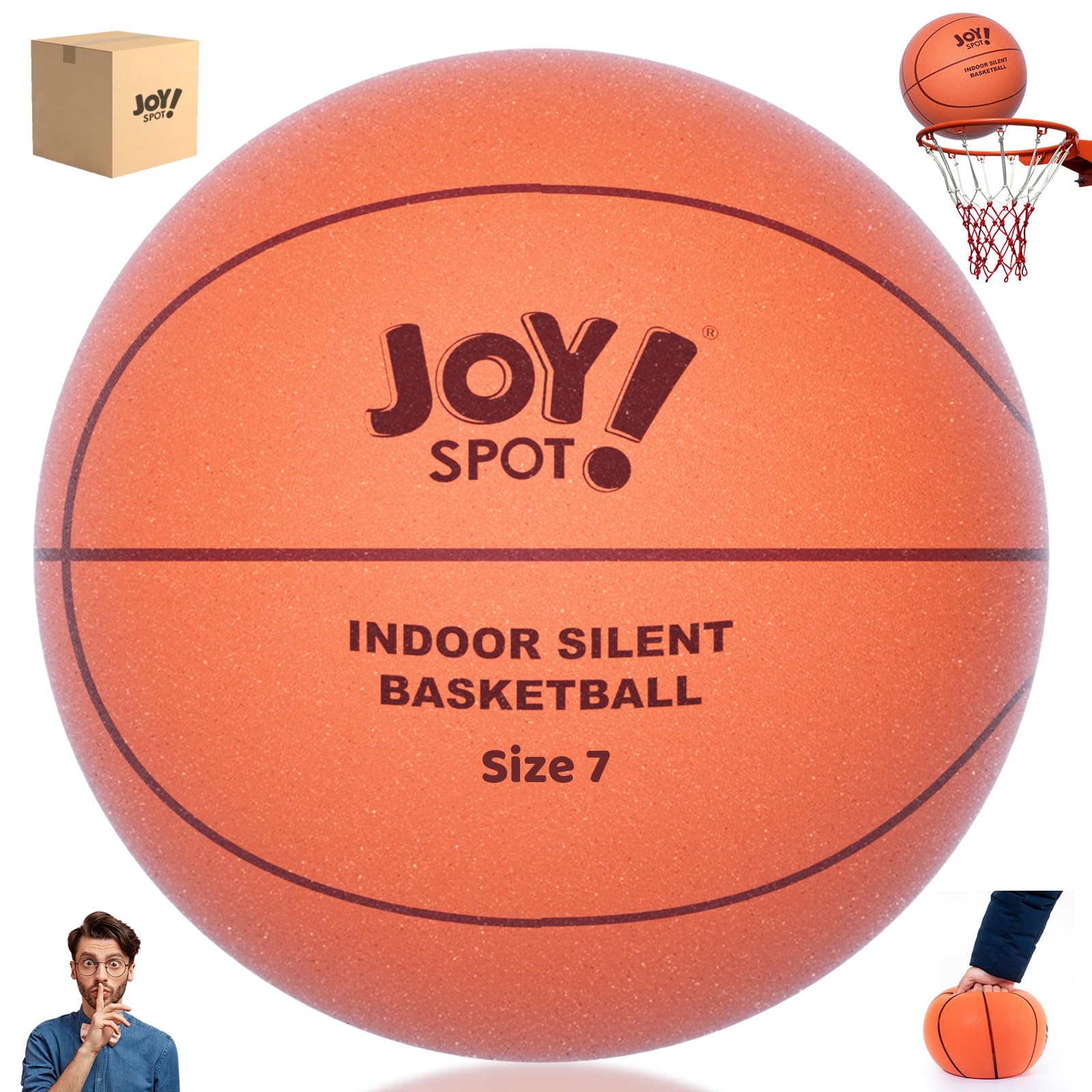 Silent Basketball Dribbling Indoor, 2024 Upgraded Indoor Basketball ...