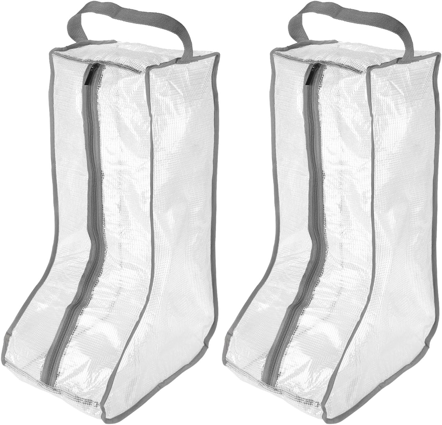 Amazon.com | PATIKIL 2 Pack Waterproof Boots Protector Bags, Gray PVC ...