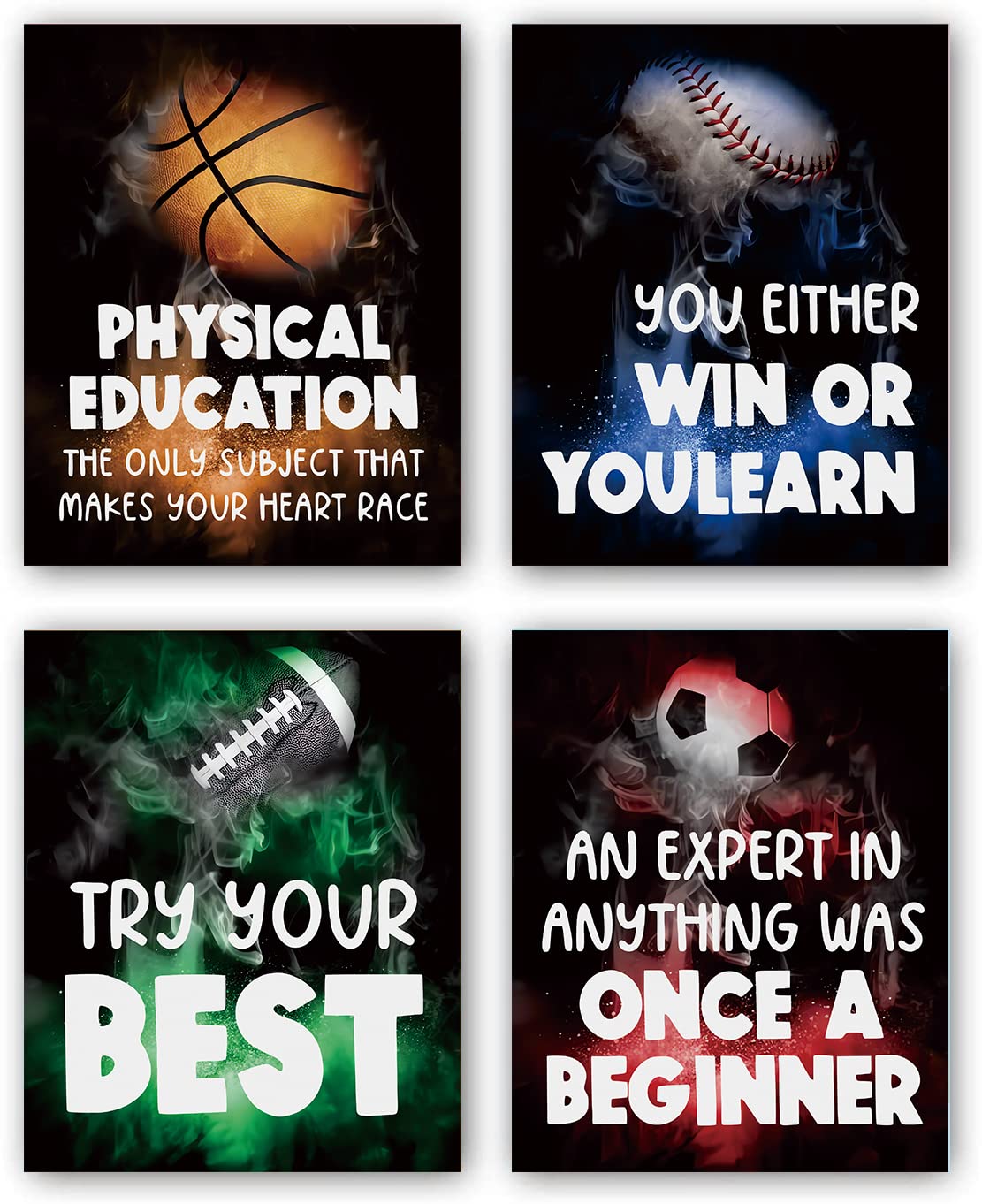 Snapklik.com : Sports Poster - Colorful Sport Inspirational Quote Art ...