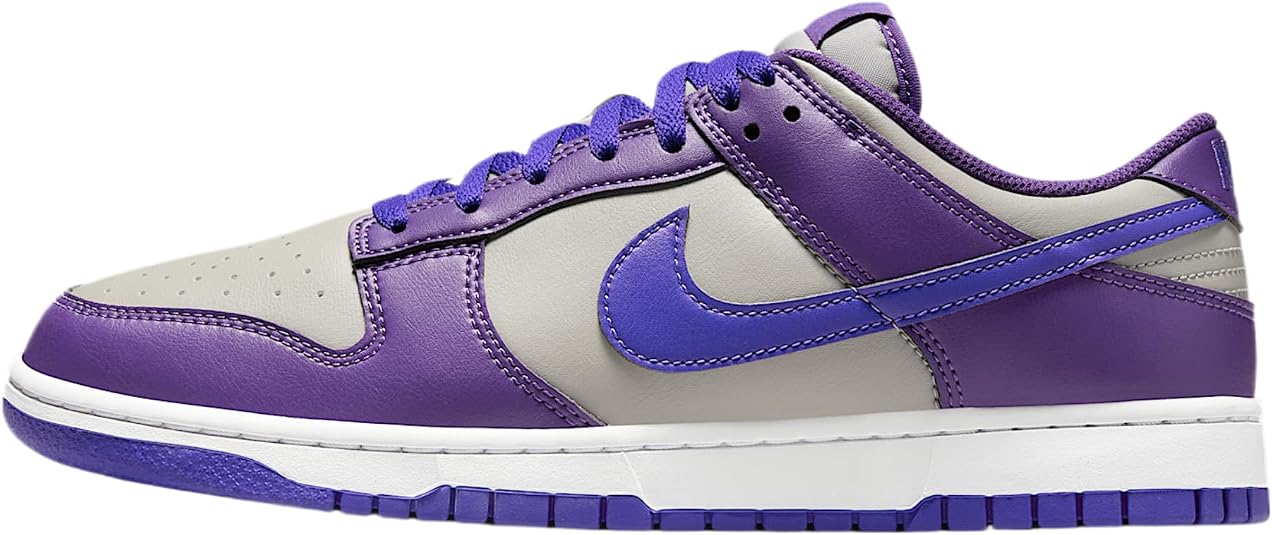 Amazon.com | Nike Dunk Low Retro Men's Shoes (College Grey/Wild Grape ...