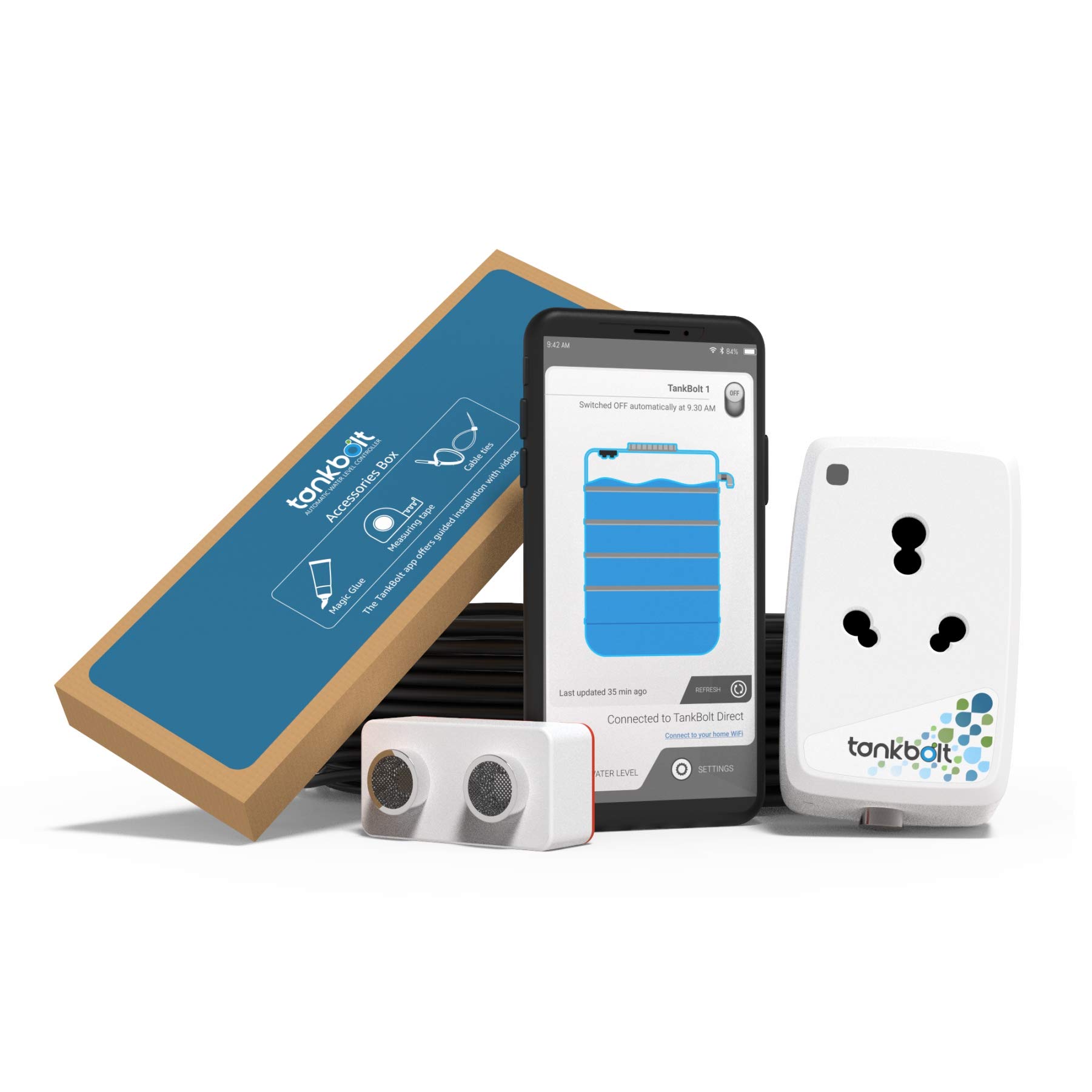 Buy Oakter Tankbolt - Fill Your Water Tank Automatically Monitor Water ...