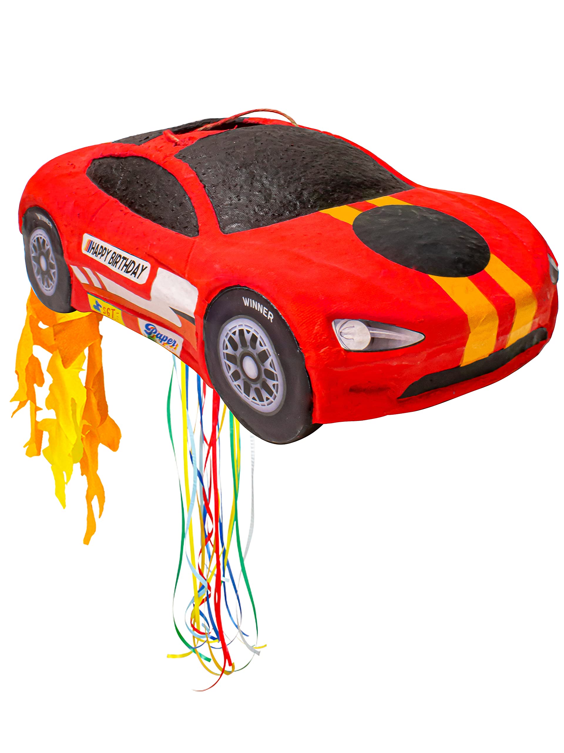 Buy SGT Paper Race Car Pinata - Cup Cake Decorations - Goody Cones ...