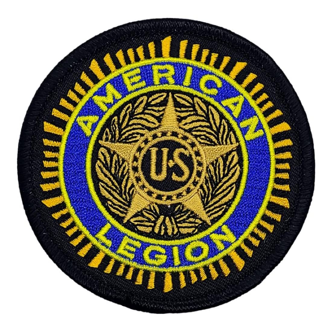 Amazon.com: American Legion Embroidered Patch - 3 x 3 inch Iron On Sew ...