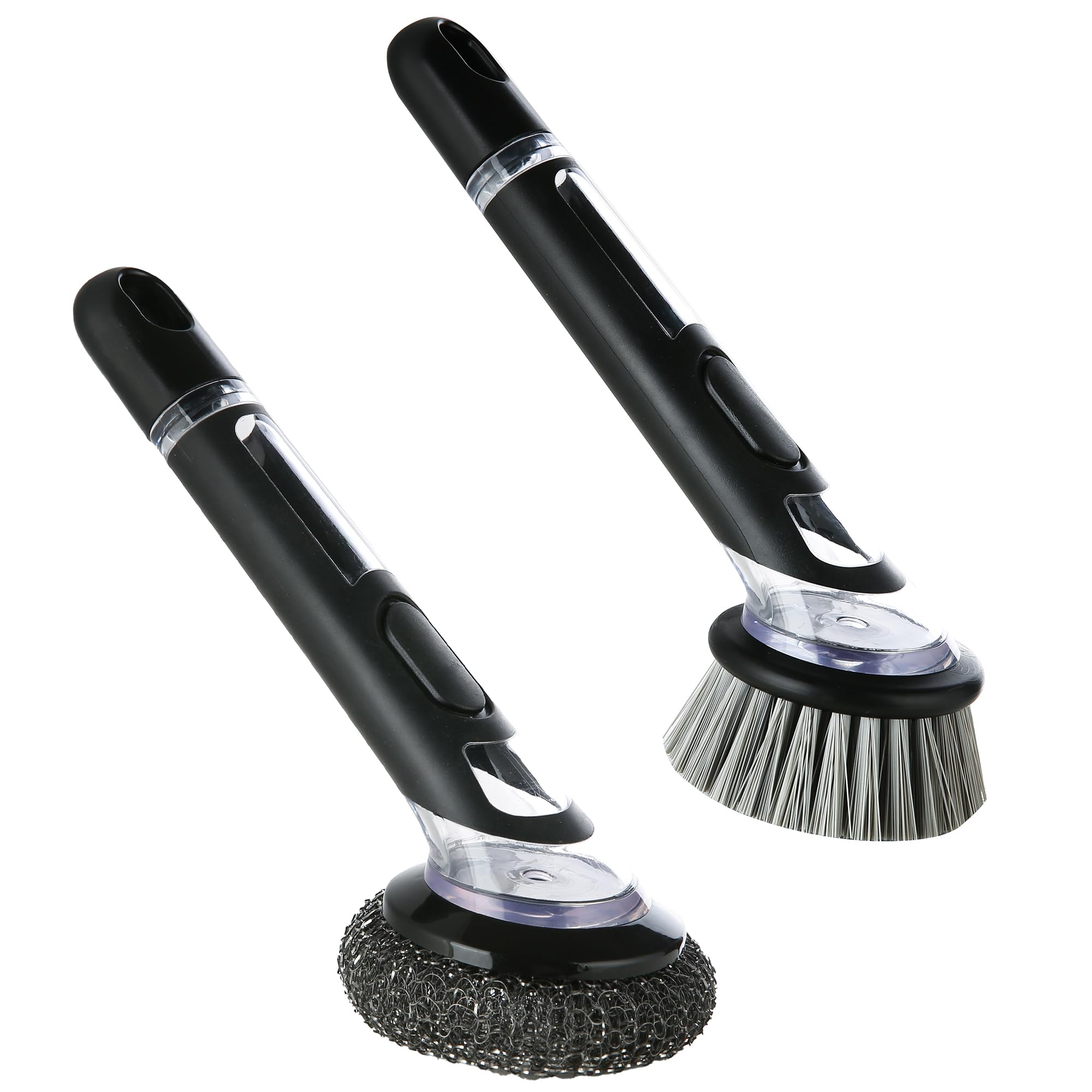 Amazon.com: JIASHU Soap Dispensing Dish Brush Storage, Kitchen Brush ...