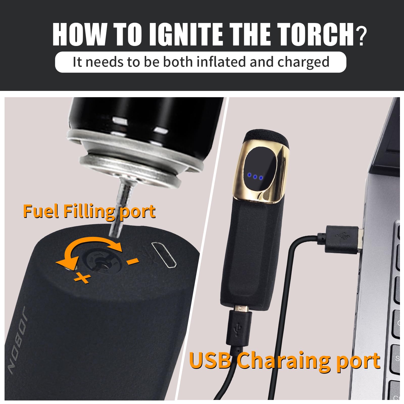 Snapklik.com : JOBON USB Electronic Torch Lighter, Rechargeable ...