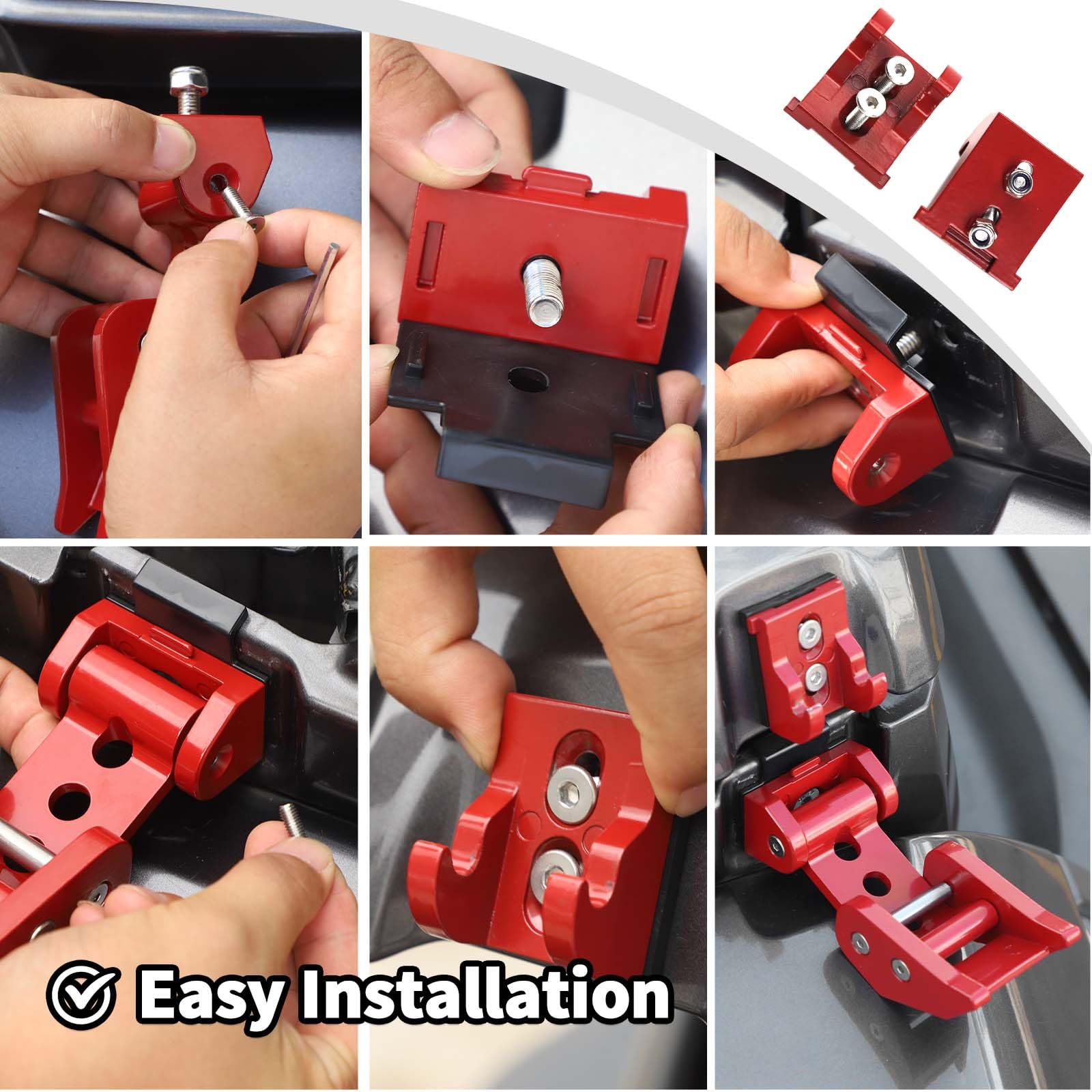 Snapklik.com : For Wrangler Hood Latch Latches Clamp Hood Lock Bonnet ...