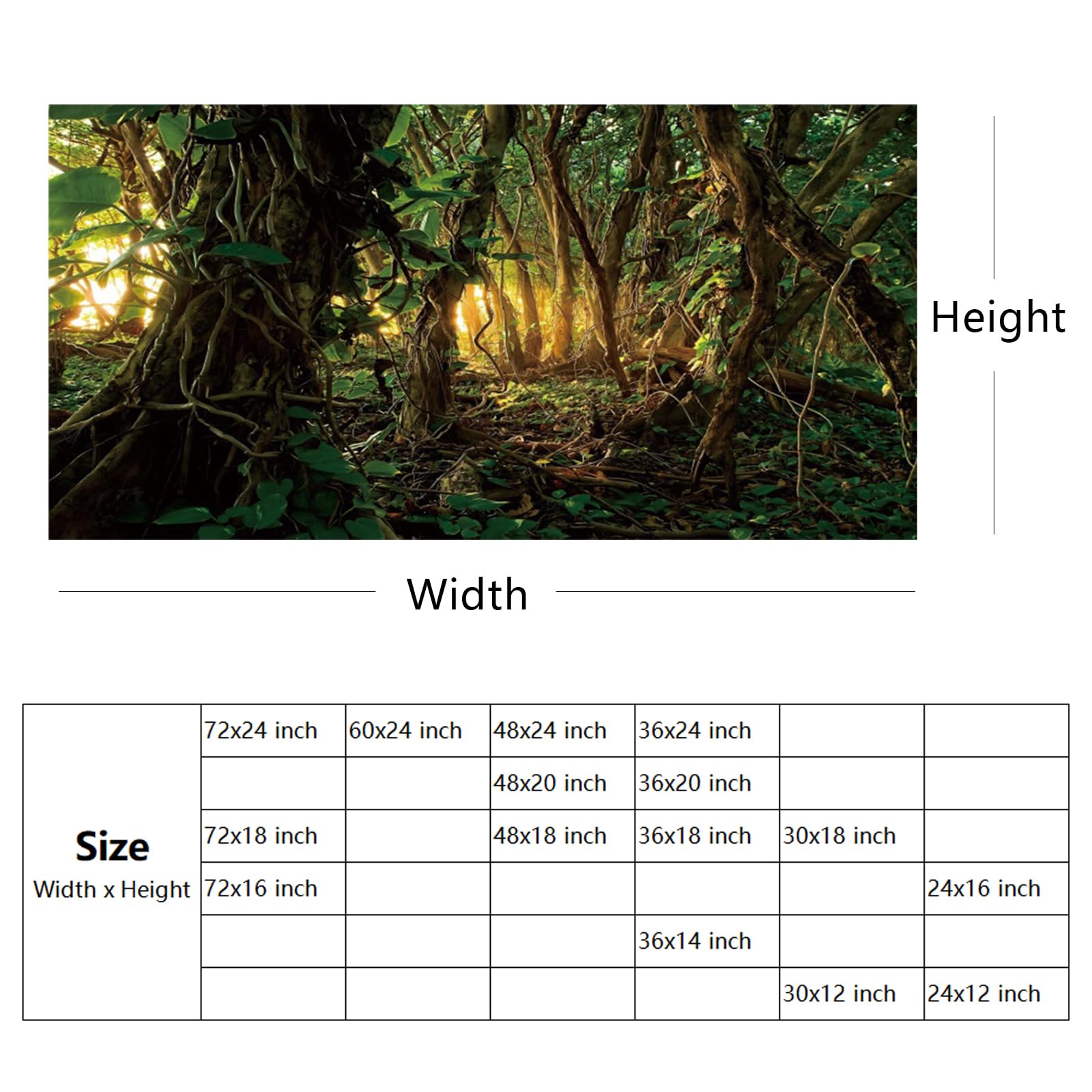 Snapklik.com : Reptile Terrarium Background 36x18 Inch Reptile Tank ...