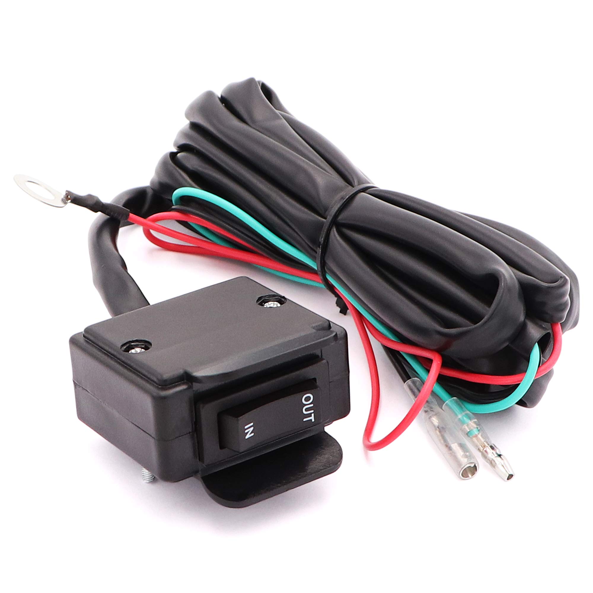 Snapklik.com : 12V Winch Rocker Thumb Switch