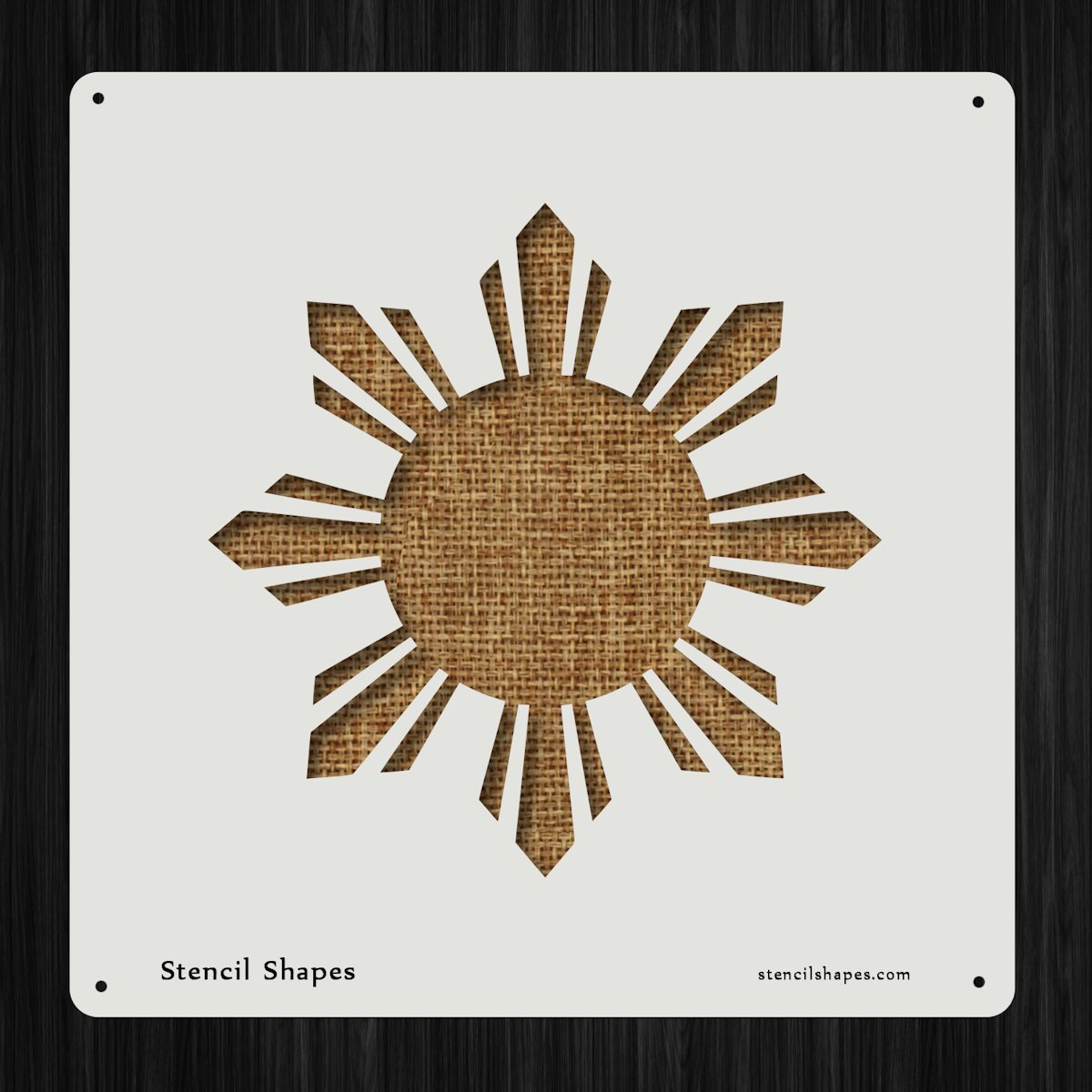 Philippines Flag Sun