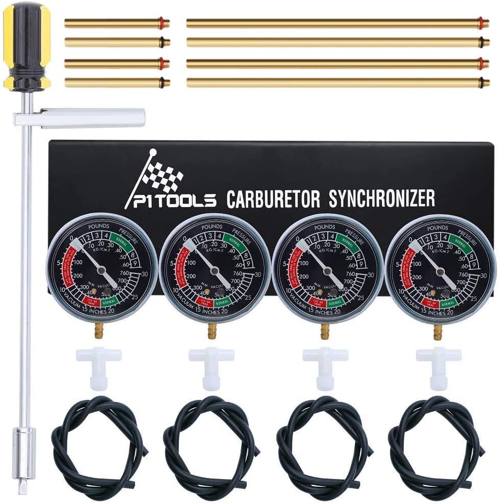 P1 Tools Motorcycle Vacuum Carburetor Synchronizer Synchronization ...