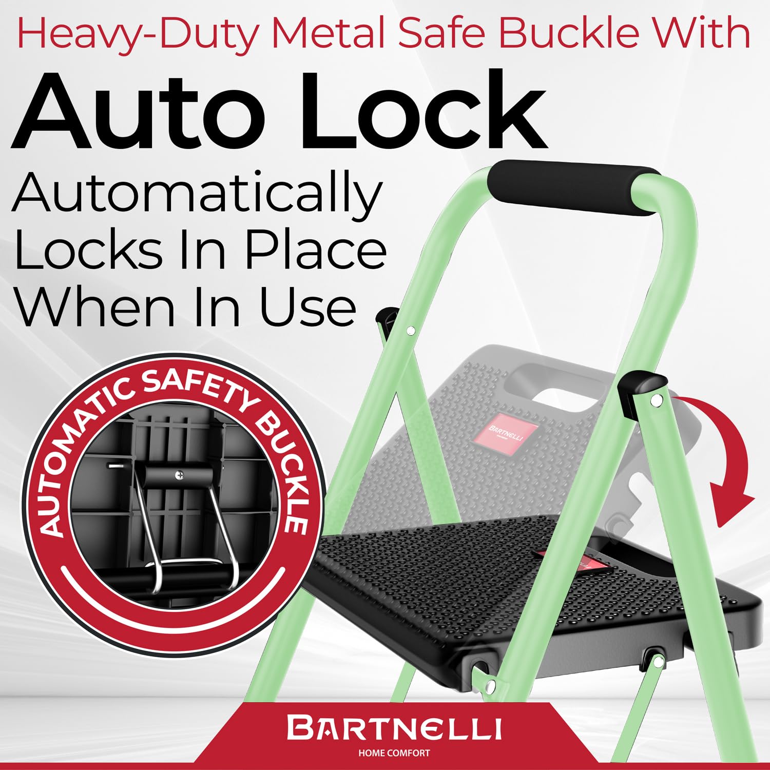 Snapklik.com : Bartnelli Pro Luxury Step Ladder European Made 3 Step ...