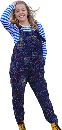 Amazon.com: Run And Fly Space Print Overalls Rompers Jumpsuit Dungarees ...