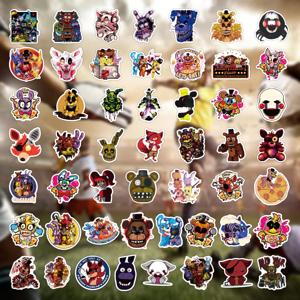 Buy FNAF Stickers 100PCS 5 Nights at Freddy's,fnf,Freddy,Five Nights at ...