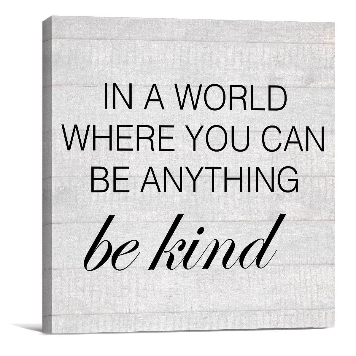 Amazon.com: Country Be Kind Canvas Prints Wall Art Decor Desk Sign ...